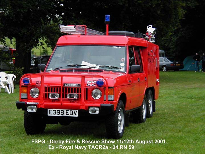 Fire Engines Photos - Royal Navy TACR2a