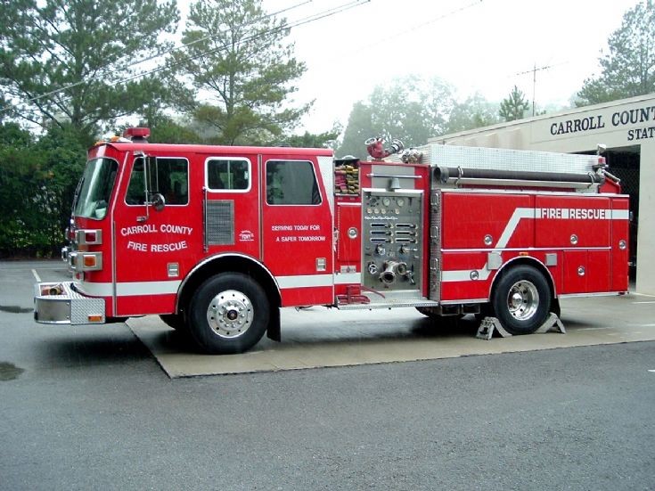 Fire Engines Photos - Carroll County Fire Rescue Reserve Pumper