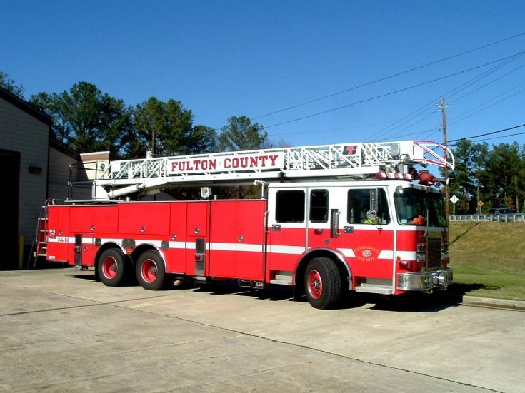 Fire Engines Photos - Photo Fulton County Fire Department Reserve Ladder
