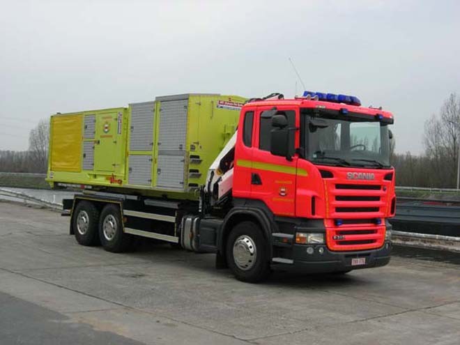 Fire Engines Photos - Fire Brigade Dendermonde - Belgium Prime mover