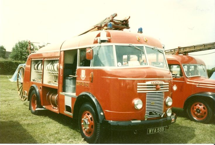Fire Engines Photos - Commer QX/Miles Somerset WYA 559