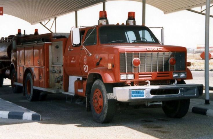 Fire Engines Photos - Kuwait Fire department GMC