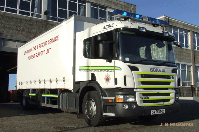 Fire Engines Photos - Grampian fire & rescue IRU/driving training
