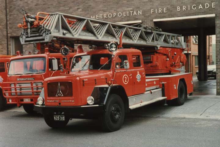 Magirus-Deutz Turntable ladder at Melbourne