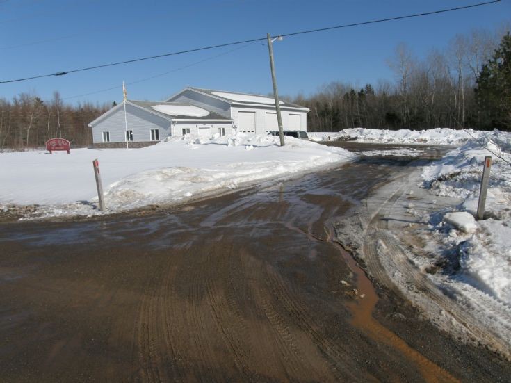 Fire Engines Photos - Canada - Fire-Hall In Winter 2