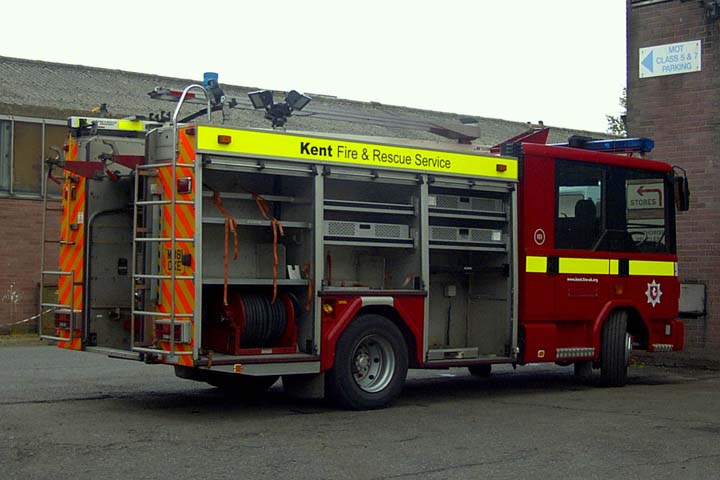 Kent Fire and Rescue Service Reserve Dennis Rapier