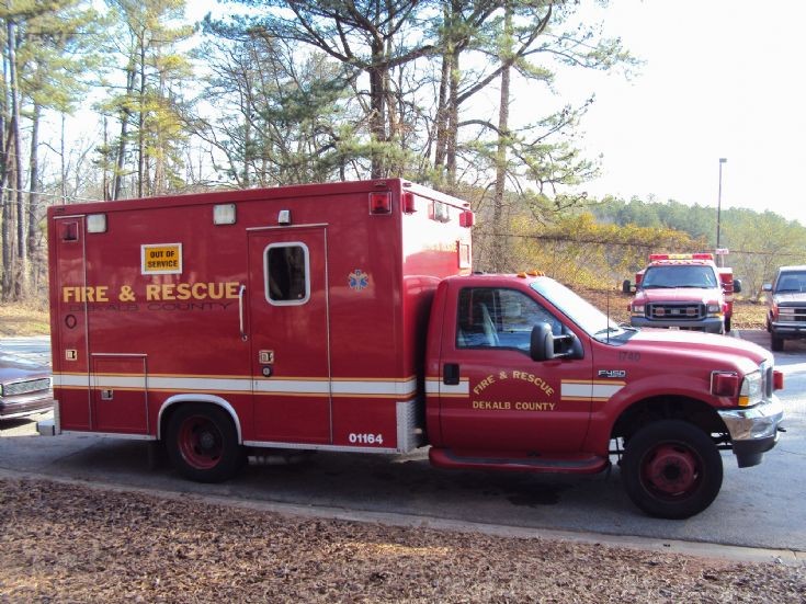 Fire Engines Photos - Dekalb County Fire Rescue Reserve Ambulance