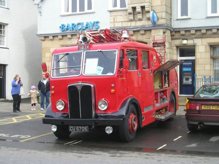 Fire Engines Photos - AEC Regent CU5705 Kirkby Stephen 2008