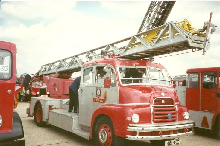 Fire Engines Photos - Bedford S/Magirus TL ex Kent 481 HKE