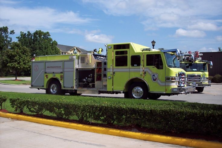 Pierce fire engines