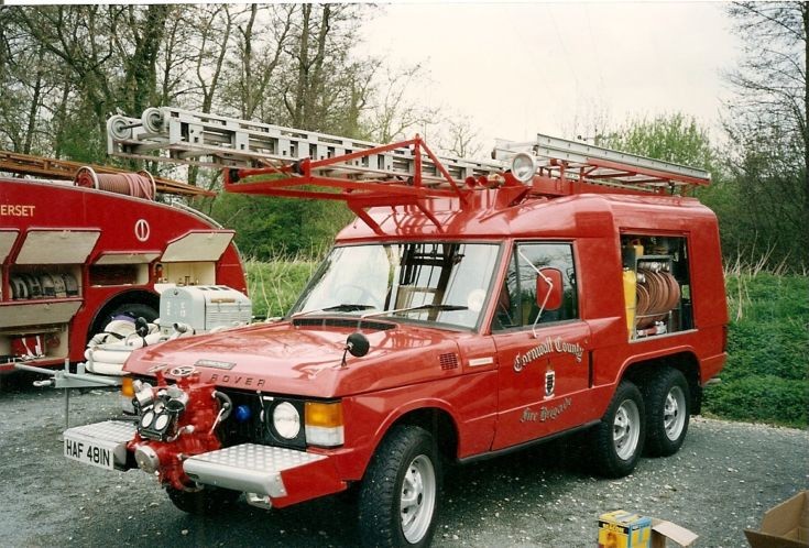 Fire Engines Photos - Range Rover/Carm L6P ex Cornwall HAF481N