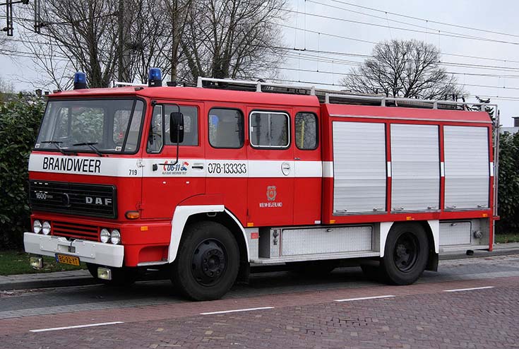 Fire Engines Photos - DAF Bikkers brandweer Korendijk
