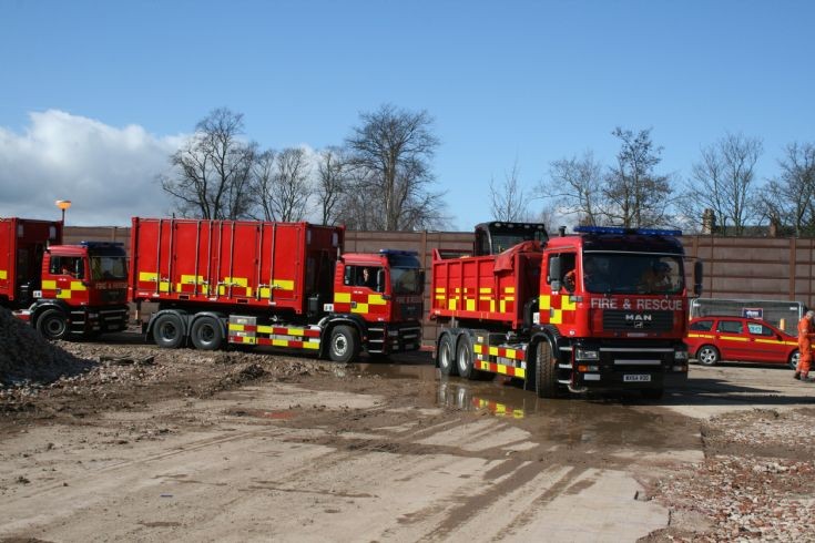 Fire Engines Photos - USAR EXERCISE AT YORK