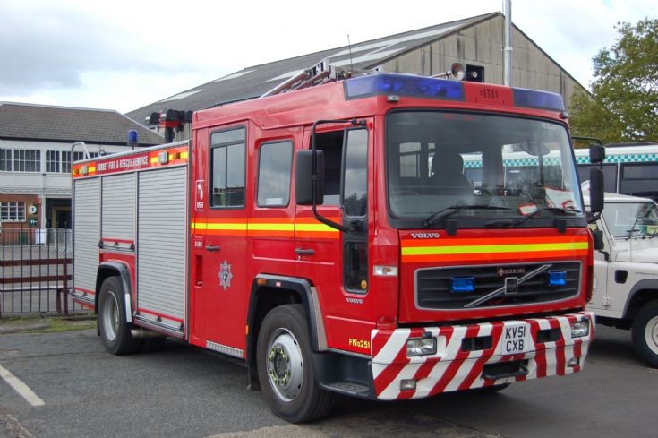 Fire Engines Photos - Water Tender Ladder Surrey