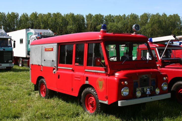 Land Rover Fire tender Belvior Castle rally