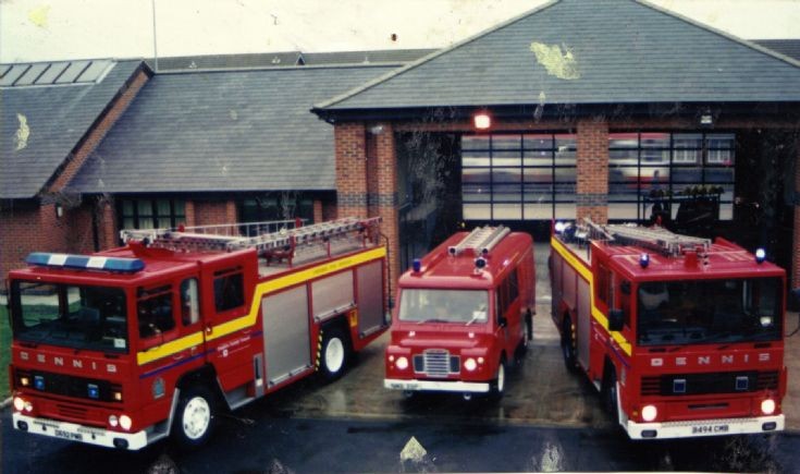 Fire Engines Photos - Nantwich Fire Station early 90s