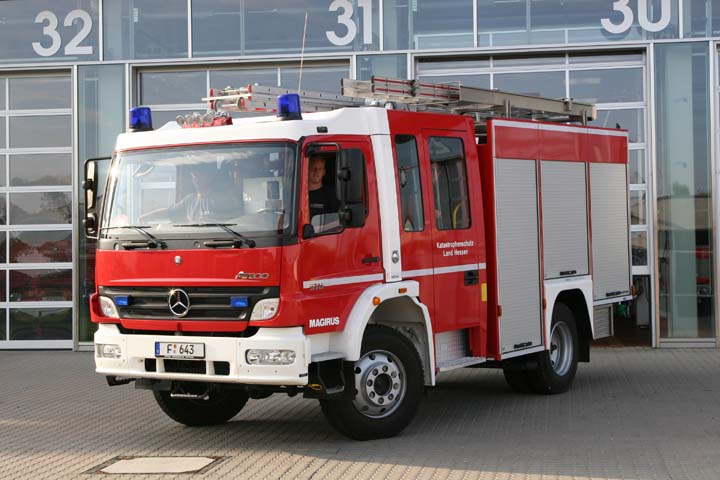 Fire Engines Photos - Mercedes Benz Atego County Hessen Germany