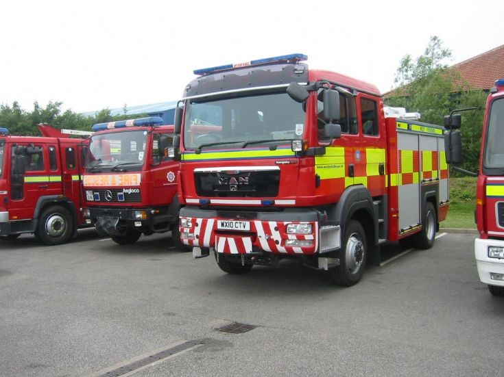 Fire Engines Photos - West Yorkshire MAN 4X4 Pump