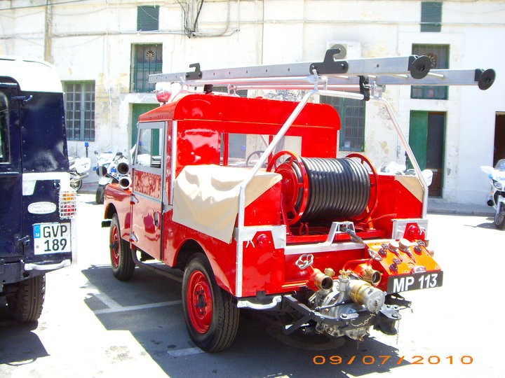 Fire Engines Photos - MP 113 Malta Police museum back