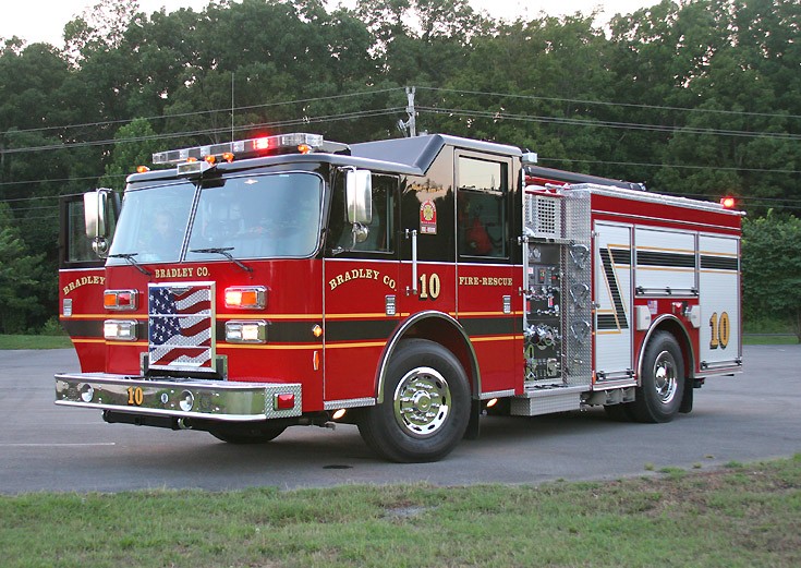 Fire Engines Photos - Bradley Co. Tennessee E-10