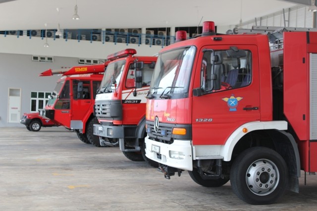 Fire Appliance at BIA Fire station