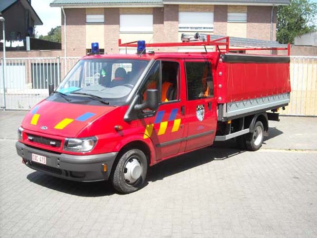 Fire Engines Photos - Material van Ford Transit La Calamine\Kelmis