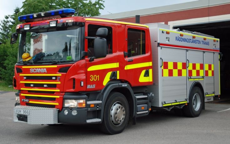 Fire Engines Photos - scania p340 bas1 Tranas, sweden