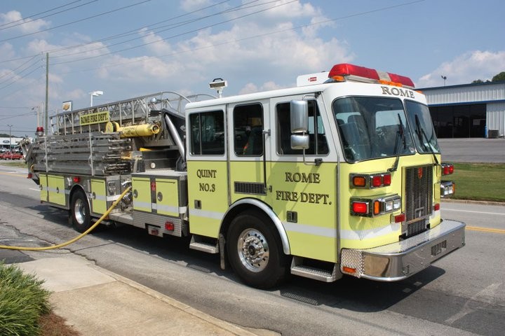 Fire Engines Photos - Rome Fire Dept. (GA) Quint #3