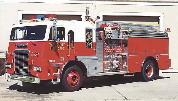 Fire Engines Photos - Vancouver Fire & Rescue, B.C. - Engine 15