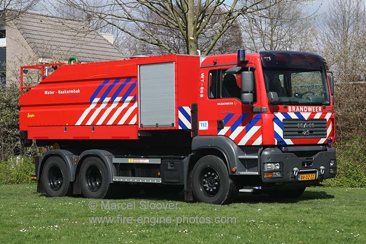 Fire Engines Photos - Brandweer Weert MAN TGA Prime mover