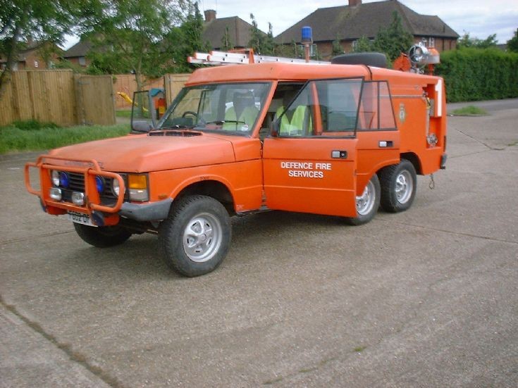 Fire Engines Photos - 1988 Range Rover TACR2