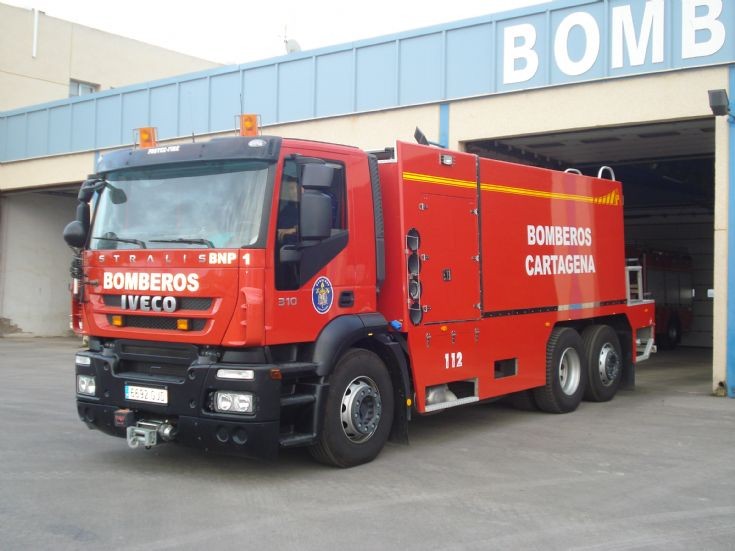 Fire Engines Photos - Iveco stralis/Protec Fire Cartagena Spain