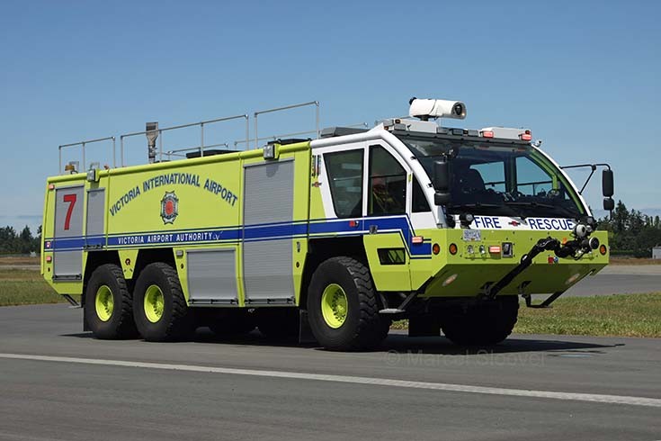 Fire Engines Photos - Rosenbauer Victoria Airport BC Canada