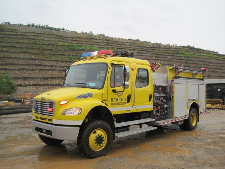 Fire Engines Photos - Barrick Gold mine, Domincan Republic Fire