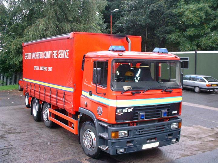 Fire Engines Photos - Greater Manchester ERF Special Incident unit