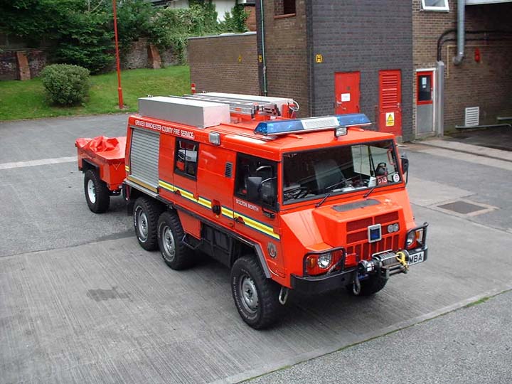 Fire Engines Photos - Pinzgauer Greater Manchester Fire Service