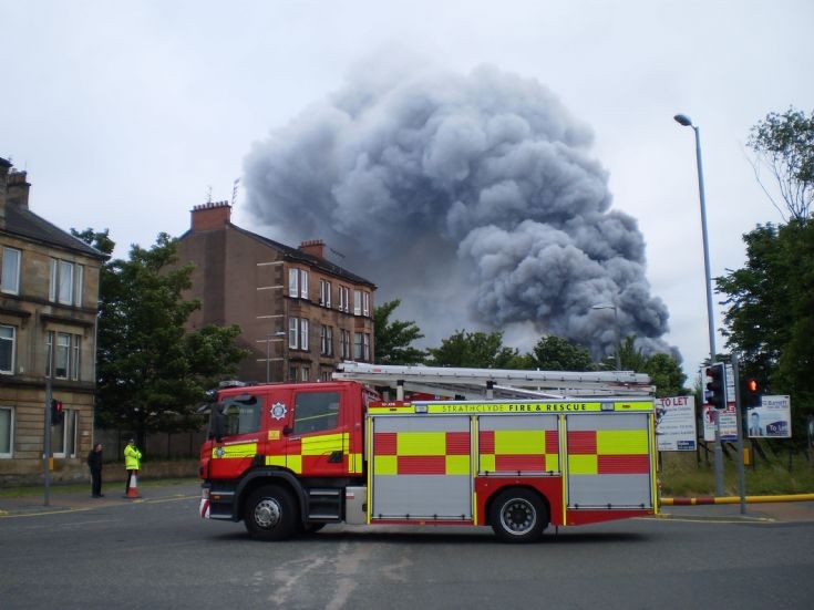 Fire Engines Photos - Strathclyde scania - Ayr appliance