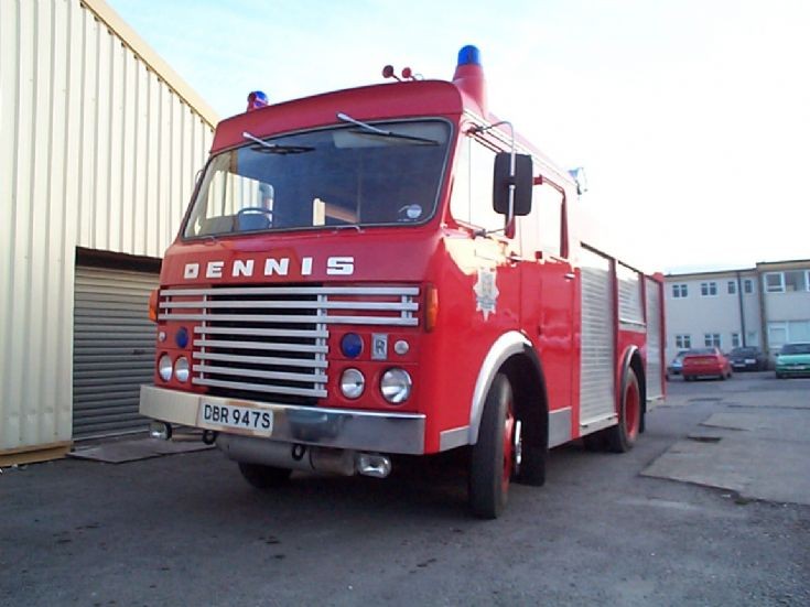 Fire Engines Photos - DBR 947S Ex Durham Dennis