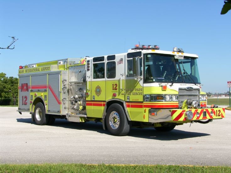 Fire Engines Photos - Pierce miami Intl. Airport