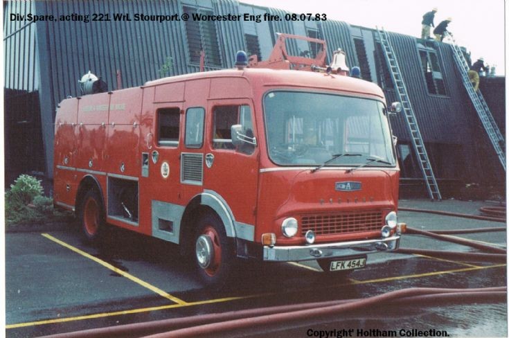 A 'real' fire engine Bedford LFK 454J