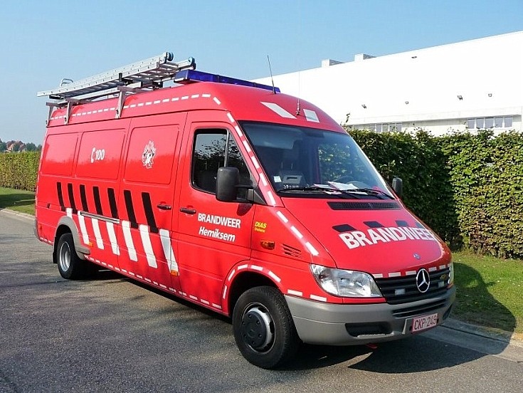 Fire Engines Photos - Brandweer Hemiksem Mercedes Sprinter