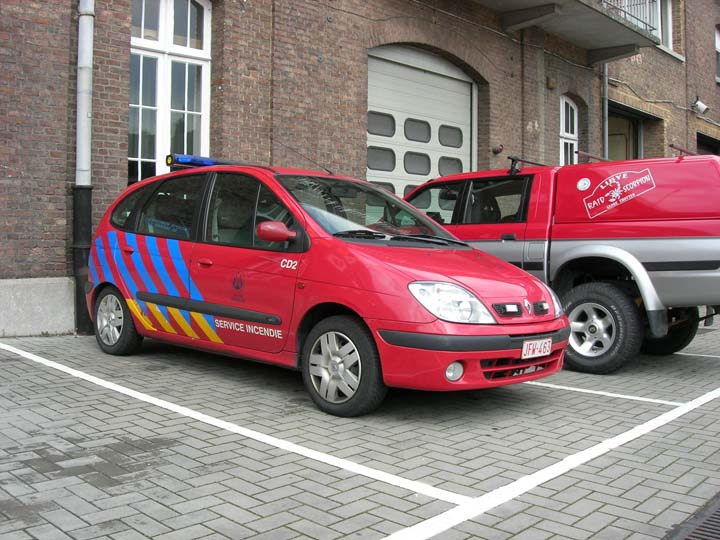 Fire Engines Photos - Renault Fire brigade Namur Belgium