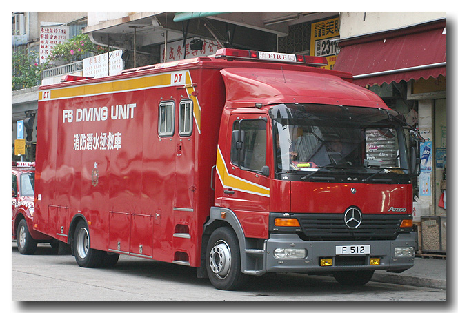Mercedes Atego Diving Tender Hong Kong