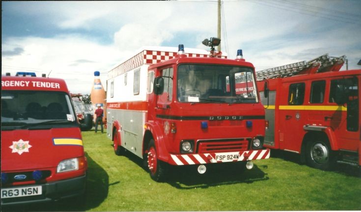 Fire Engines Photos - Tayside Dodge / HCB Angus FSP924W