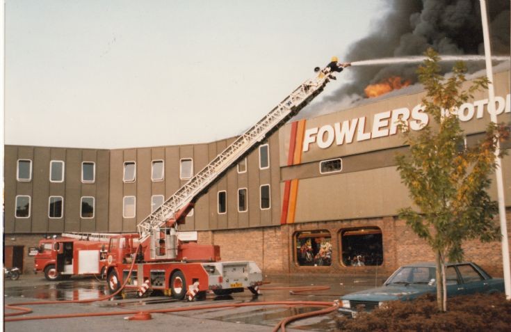Avon Fire brigade Major Fire in 1986