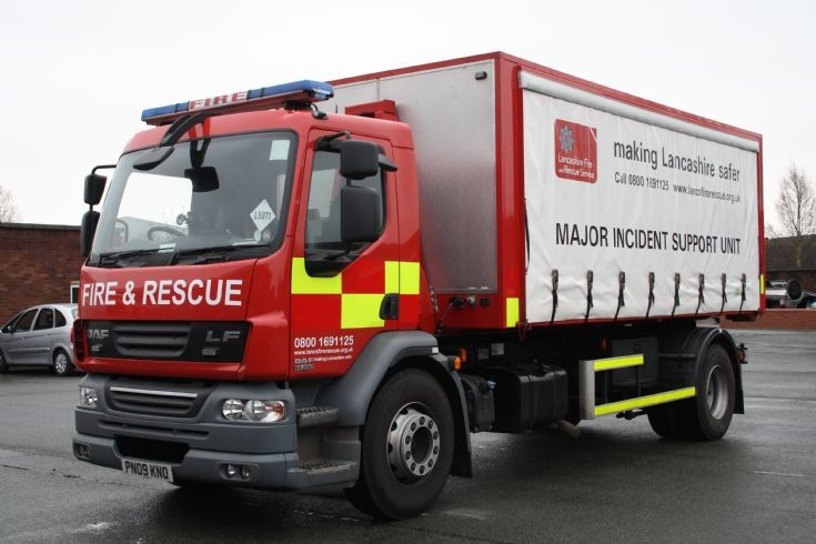 Fire Engines Photos - DAF LF 55 PM Lancashire Fire and Rescue