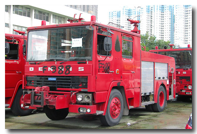 Fire Engines Photos - Fate of old Dennis MP.Hong Kong