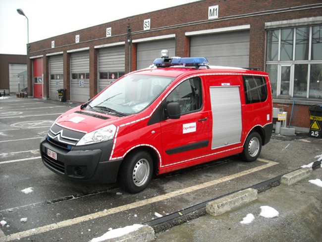 Fire Engines Photos - Command van Citroën Jumpy ExxonMobil Antwerp