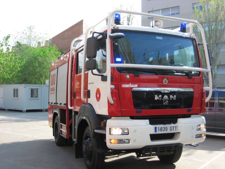 Fire Engines Photos - Forestal Fire Pump MAN TGA Barcelona