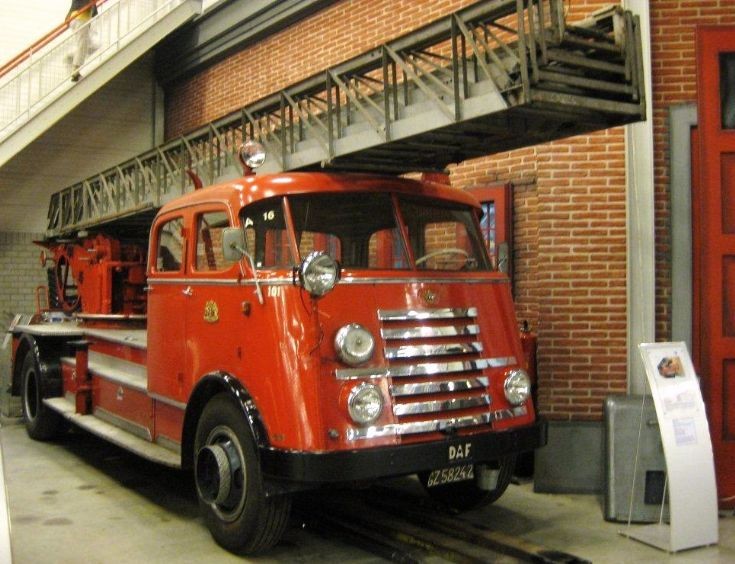Fire Engines Photos - 1952 DAF Truck DAF museum